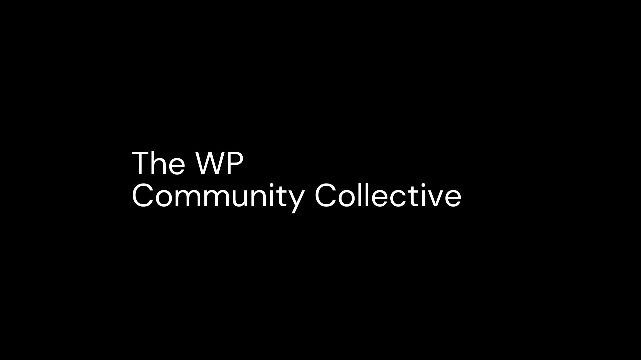 The WP Community Collective Announces Formal Nonprofit Incorporation ...